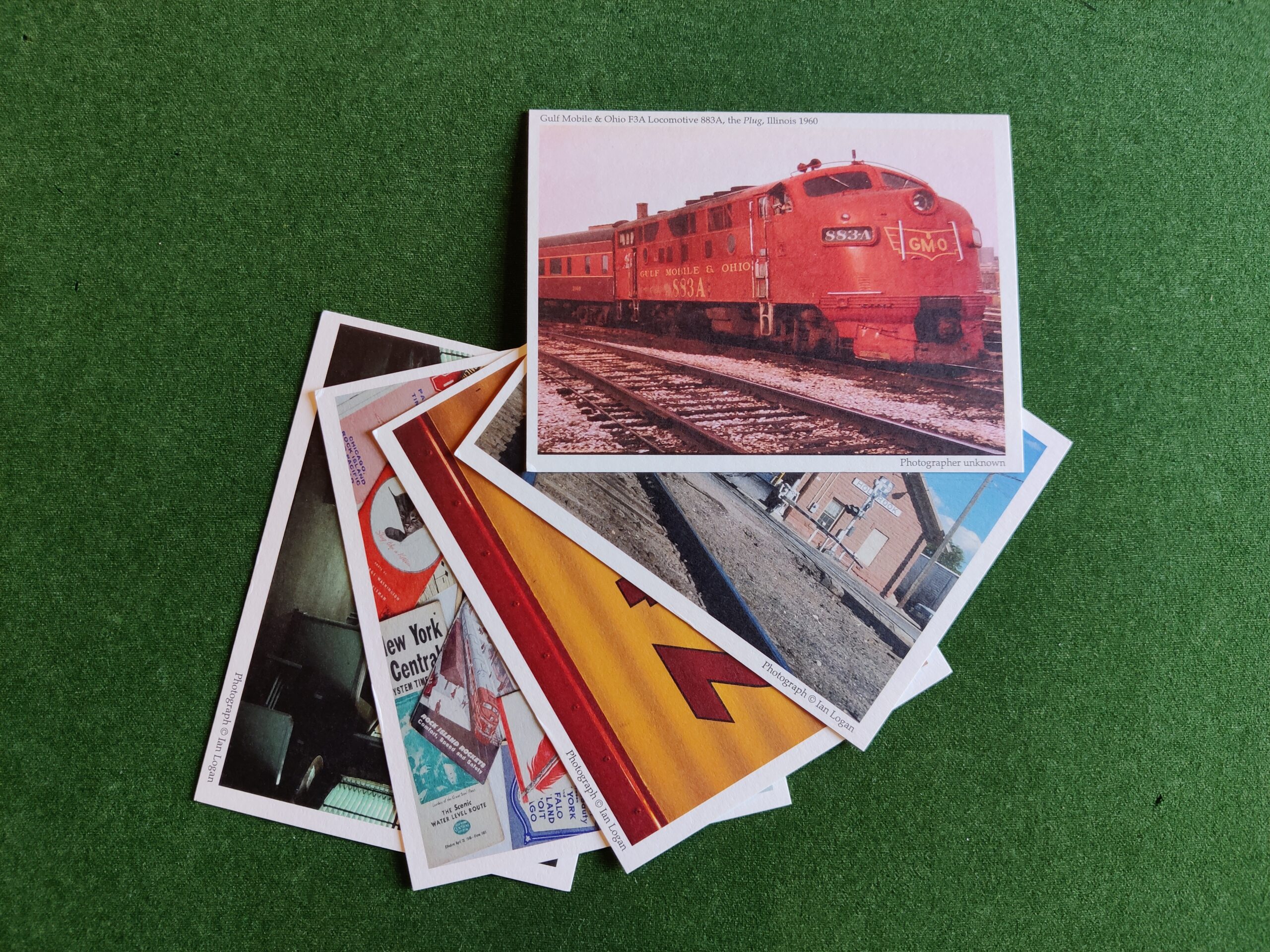 Vintage Railroad Postcards Streamline Style (Pack of 5) - Sheldrake Press